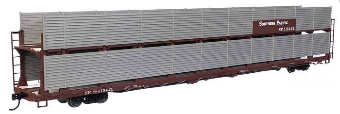 Walthers - 89' Flatcar w/Bi-Level Shielded Auto Rack - Ready to Run - Southern Pacific(TM) Rack ...