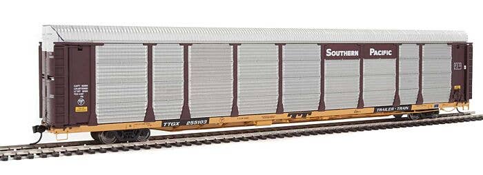 Walthers - 89' Thrall Bi-Level Auto Carrier - Ready To Run - Southern Pacific #255103 / TTGX ...