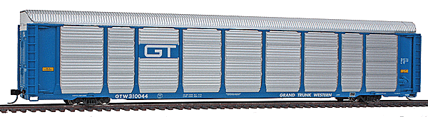 Walthers - 89' Thrall Tri-Level Enclosed Auto Carrier - Ready to Run - Platinum Line(TM) - Grand ...