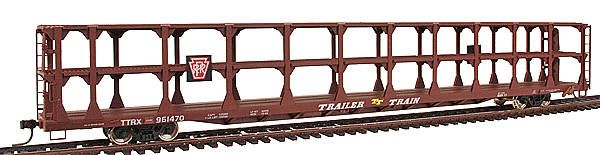 Accurail - 89' Tri-Level Open Auto Rack - Ready to Run - Pennsylvania ...