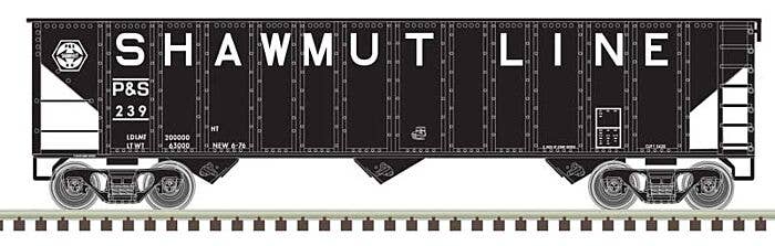 Atlas Trnm - 90-Ton 3-Bay Hopper with Load - Ready to Run - Pittsburgh ...