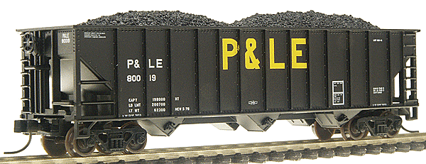 Atlas - 90-Ton 3-Bay Hopper w/Load - Pittsburgh & Lake Erie #80019 ...