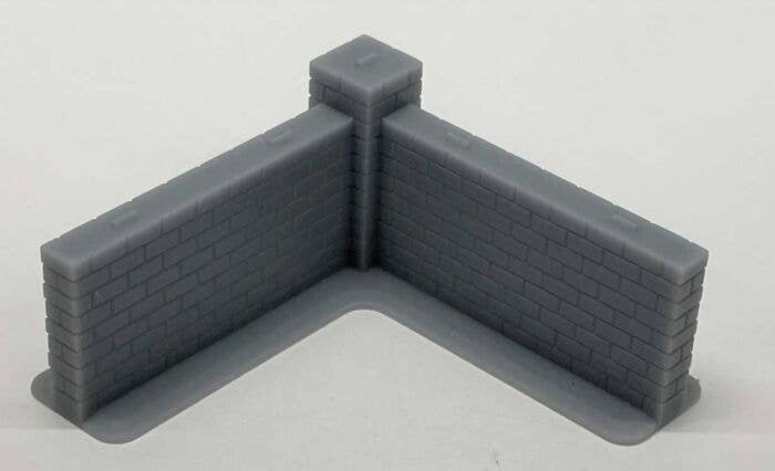 Phoenix Pr - 90 Degree Wall Corner - 3D Printed Kit - Scale 11' Long, 7 ...