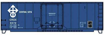 Accurail - AAR 40' Insulated Plug-Door Boxcar - Kit - Central Soya CRDX ...