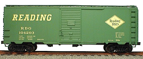 Accurail - AAR 40' Single-Door Steel Boxcar - Kit (Plastic) - Reading ...