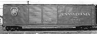 Accurail - AAR 50' Riveted-Side Double-Door Boxcar - Kit - Pennsylvania ...