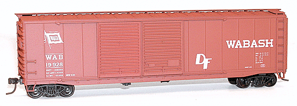 Accurail - AAR 50' Riveted-Side Double-Door Boxcar - Kit - Wabash ...
