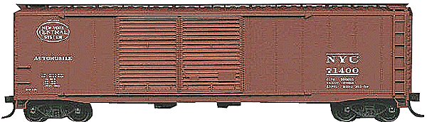 Accurail - AAR 50' Riveted-Side Double-Door Boxcar - Kit - New York ...
