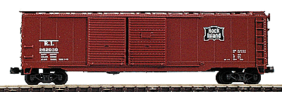 Intermount - AAR 50' Standard Double-Door Boxcar - Ready to Run - Rock ...
