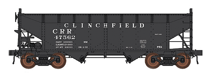 Intermount - AAR Alternate Standard Offset-Side 2-Bay Open Hopper ...