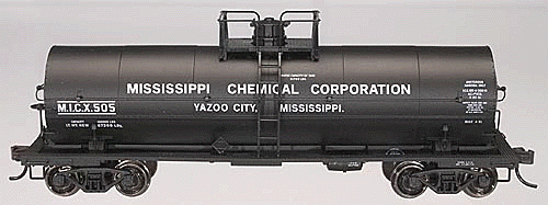 Atlas - ACF 11,000-Gallon Tank Car w/Platforms - Mississippi Chemical ...