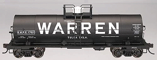Atlas - ACF 11,000-Gallon Tank Car w/Platforms - Warren Petroleum #1760 ...
