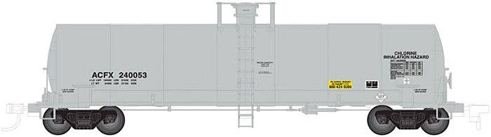 Atlas - ACF 17,360-Gallon Chlorine Tank Car - Ready to Run - Master(R ...
