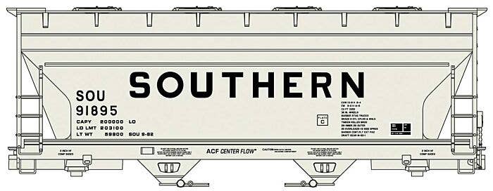 Accurail - ACF 2-Bay Covered Hopper - Kit - Southern Railway - 112-2213