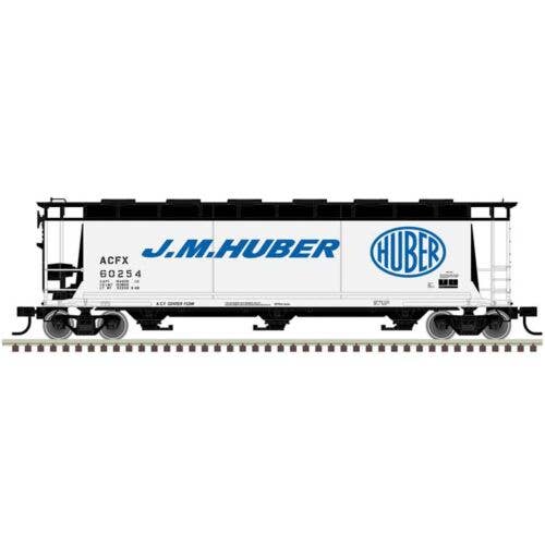 Atlas - ACF 3-Bay Cylindrical Hopper - Ready to Run - J.M. Huber #60257 ...