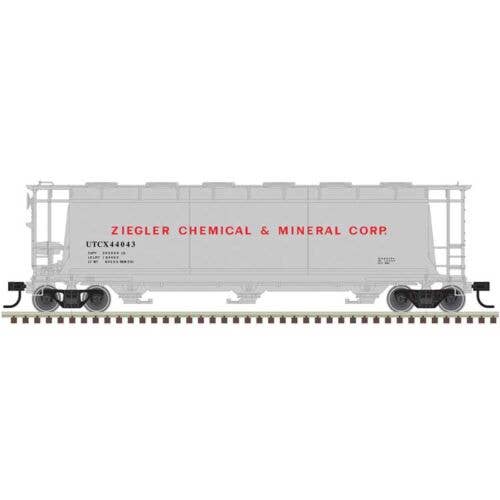 Atlas - ACF 3-Bay Cylindrical Hopper - Ready to Run - Ziegler Chemical ...