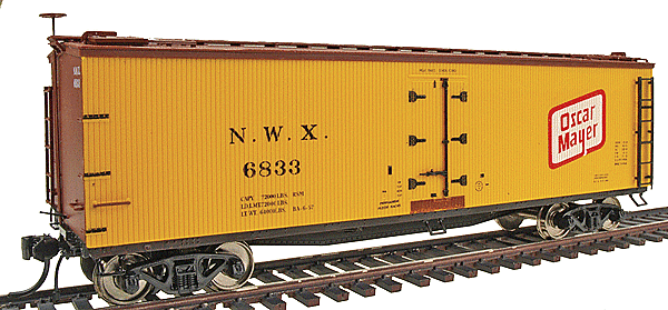 Laser-Art - ACF 40' Wood Reefer, Built 1927 - Assembled - Oscar Mayer ...