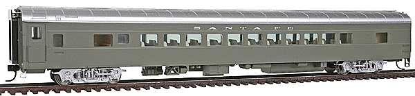 Walthers - ACF 44-Seat Coach - Ready to Run - Santa Fe (gray, silver ...