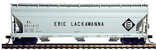 Atlas - ACF 4650 3-Bay Centerflow Covered Hopper - Pre-1971 - Erie ...