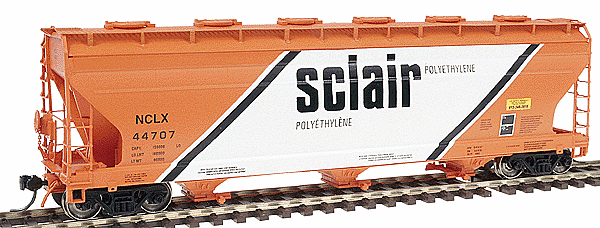 Intermount - ACF 4650 Cubic Foot 3-Bay Covered Hopper - Ready to Run ...