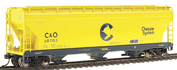 Intermount - ACF 4650 Cubic Foot 3-Bay Covered Hopper - Ready to Run ...