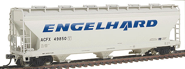 Intermount - ACF 4650 Cubic Foot 3-Bay Covered Hopper - Ready to Run ...