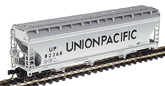 Intermount - ACF 4650 Cubic Foot 3-Bay Covered Hopper - Ready to Run ...