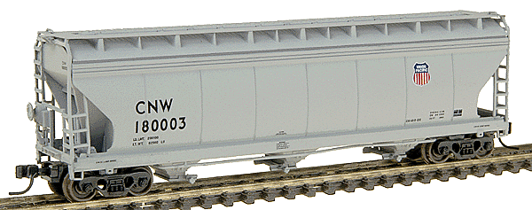 Intermount - ACF 4650 Cubic Foot Center Flow 3-Bay Hopper - Assembled ...