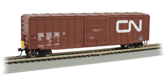 Bachmann - ACF 50'6" Outside-Braced Boxcar - Flashing Rear End Device ...