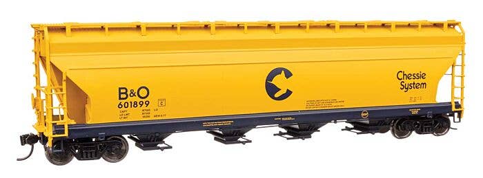 Walthers - ACF 5250 4-Bay Centerflow Covered Hopper - Ready to Run ...