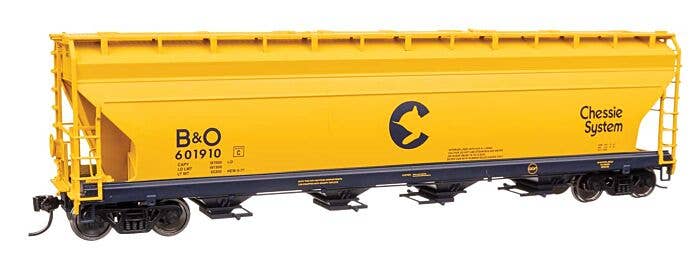 Walthers - ACF 5250 4-Bay Centerflow Covered Hopper - Ready to Run ...
