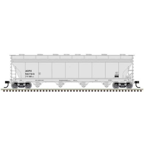 Atlas - ACF 5250 Covered Hopper - Ready to Run - Master(R) Plus - ACFX #56714 (gray) - 150-20007362