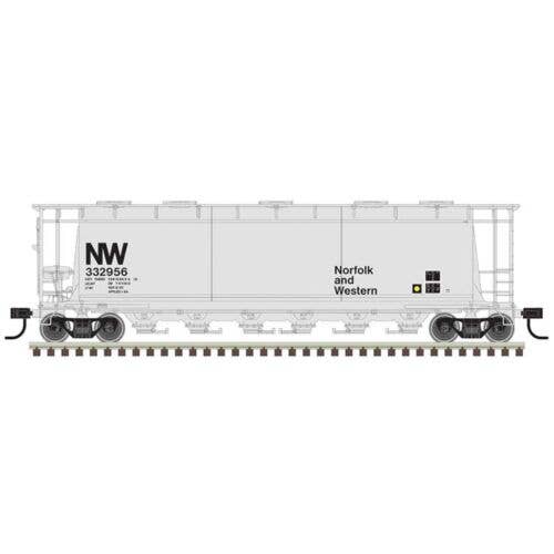 Atlas - ACF 6-Bay Cylindrical Hopper - Ready to Run - Norfolk & Western ...