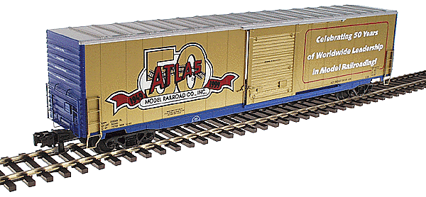 Atlas O - ACF 60' Auto Parts Boxcar-Single Door 3-Rail - Atlas 50th Anniversary Limited-Edition ...