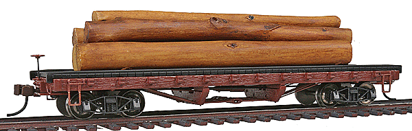 Bachmann - ACF Log Car w/Logs - Ready to Run - Silver Series(R) - 1906 ...