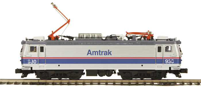 MTH - AEM-7 Electric w/Proto-Sound 3.0 - 3-Rail - Premier(R) - Amtrak ...