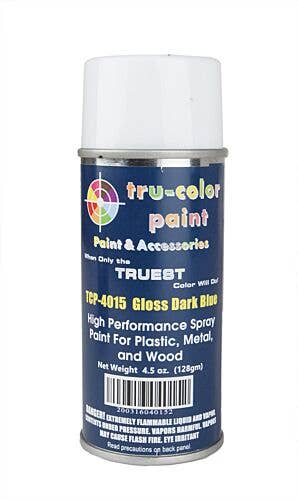 Tru-Color - Aerosol Spray Paint 4.5oz 135ml Can - Gloss Dark Blue - 709 ...