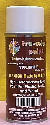 Tru-Color - Aerosol Spray Paint 4.5oz 135ml Can - Matte Aged Brick ...
