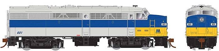 Rapido - Alco-MLW FA-2 Phase Ia - LokSound and DCC - Long Island Rail Road 606 (gray, blue ...