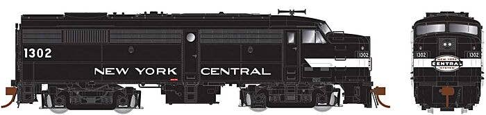 Rapido - Alco-MLW FA-2 Phase Ia - LokSound and DCC - Penn Central 1373 (NYC Renumbering, black ...