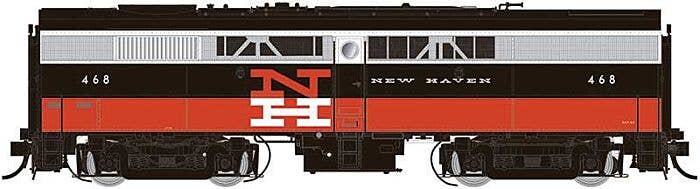 Rapido - Alco-MLW FB-2 Phase Ib - LokSound and DCC - New Haven 468 (McGinnis, red, black, white ...