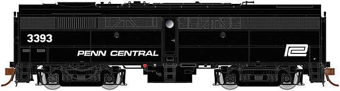 Rapido - Alco-MLW FB-2 Phase Ib - LokSound and DCC - Penn Central 3393 (black, white) - 606-22546