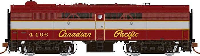 Rapido - Alco-MLW FB-2 Phase II - LokSound and DCC - Canadian Pacific 4466 (maroon, gray, Script ...