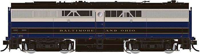 Rapido - Alco-MLW FPB-2 Phase Ib - LokSound and DCC - Baltimore & Ohio 809-X (1956 Scheme, blue ...