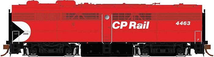 Rapido - Alco-MLW FPB-2 Phase II - LokSound and DCC - Canadian Pacific 4463 (Action Red, black ...