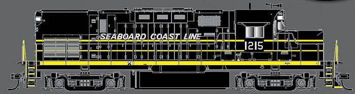 Atlas - Alco C420 Phase 2A Low-Nose, Dynamic Brakes w/Sound & DCC - Master Gold - Seaboard Coast ...
