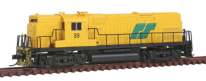 Atlas - Alco C420 Phase I High Nose - Standard DC - Master(R) - Roberval & Saguenay #39 (yellow ...