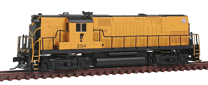 Atlas - Alco C420 Phase I High Nose w/DCC - Master(R) - Vermont Northern #204 (yellow, black ...
