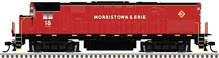 Atlas O - Alco C424 - 3-Rail - Proto-Sound 3.0 and DCS - Premier - Morristown & Erie #18 (red ...