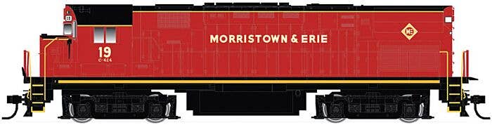 Atlas - Alco C424 Phase 2 - LokSound and DCC - Classic Gold - Morristown & Erie 19 (red, black ...